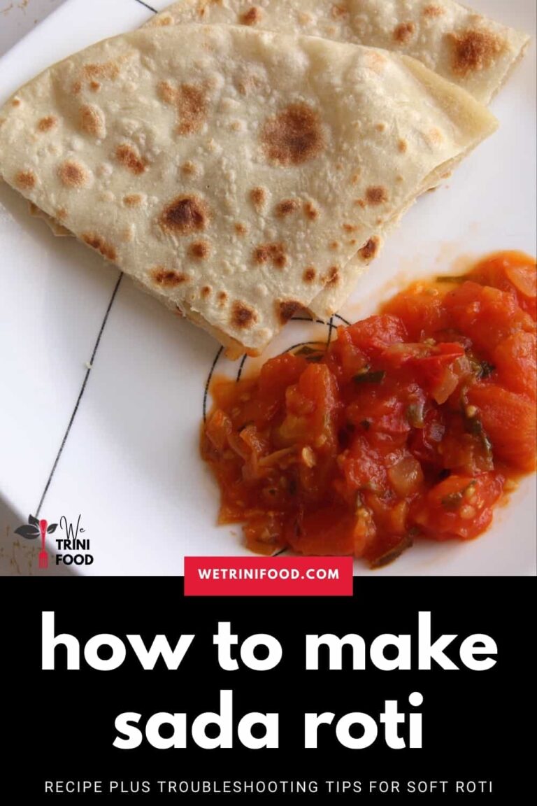 How to Make Sada Roti Without Yeast - We Trini Food