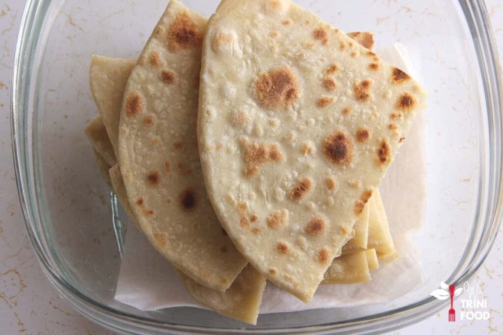 How to Make Sada Roti Without Yeast - We Trini Food