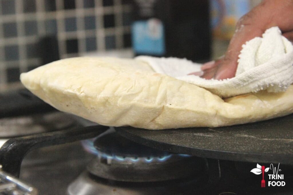 How to Make Sada Roti Without Yeast - We Trini Food