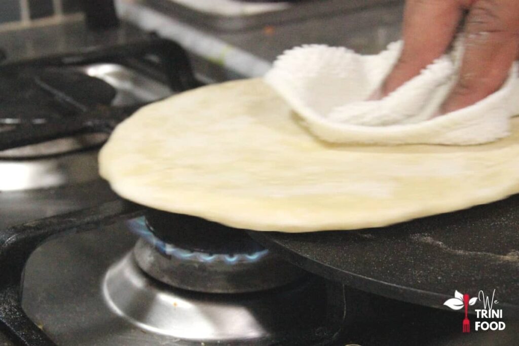 How to Make Sada Roti Without Yeast - We Trini Food