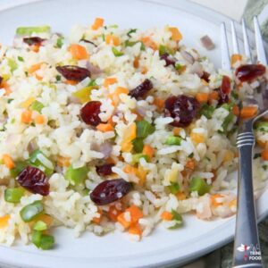 Easy Trinidad Christmas Rice Recipe with Cranberries - We Trini Food