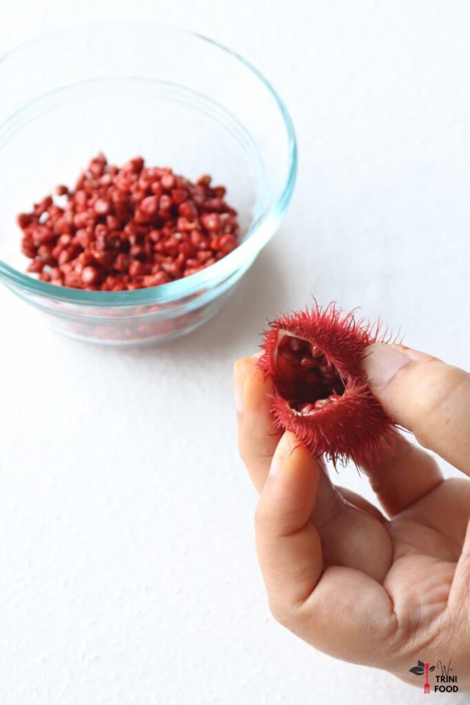 Easy Roucou Seasoning Recipe (Achiote or Annatto Extract) - We Trini Food