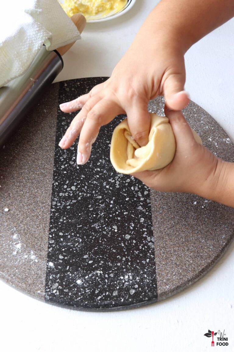 Buss Up Shut Roti Recipe (Paratha Roti) with Milk - We Trini Food